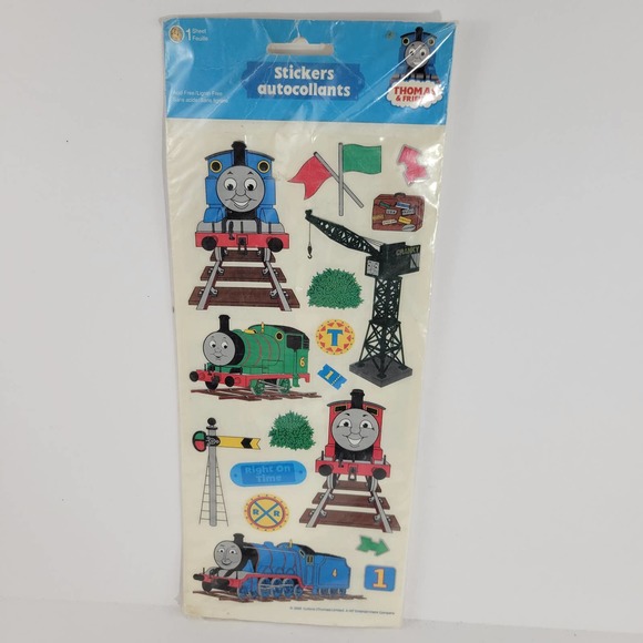 Disney | Toys | Vintage Nos Thomas And Friends Sticker Sheet | Poshmark